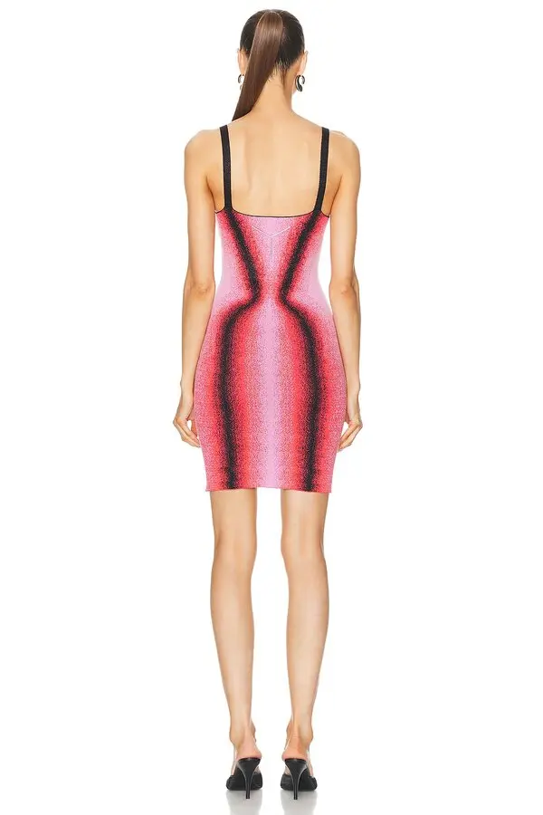 Y/Project Gradient Knit Mini Dress In Pink - 67% Off | Editorialist