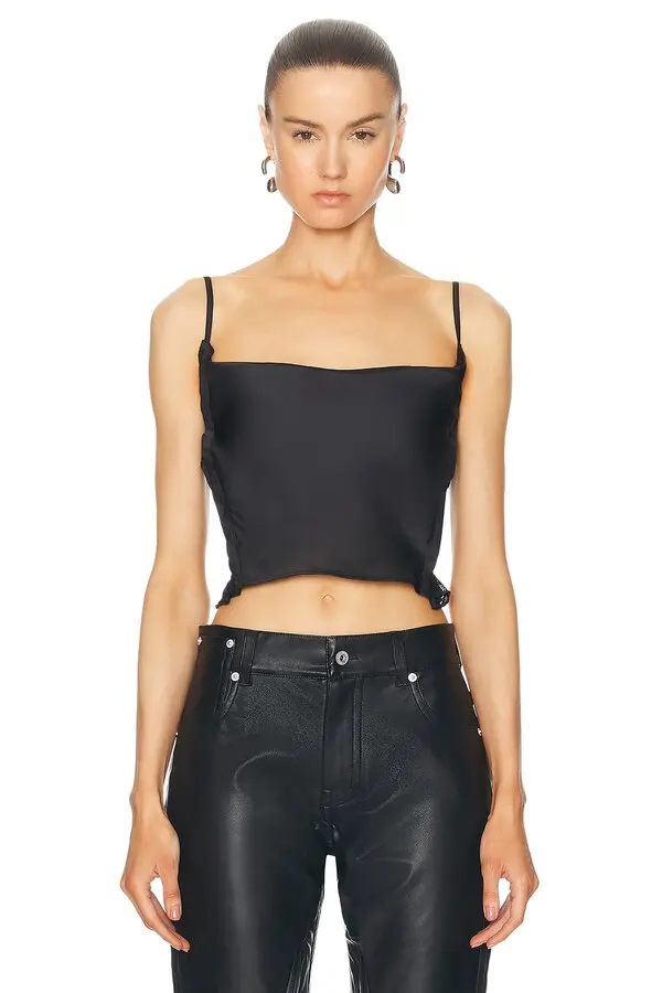 【prankproject】Front Hook Eye Camisole Back Open Camisole