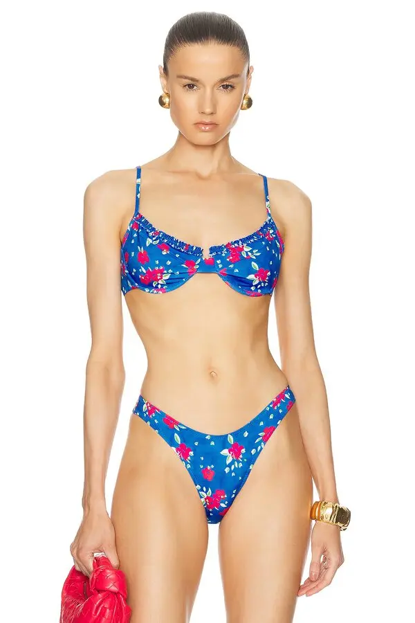 Heavy Manners Ruffle Bikini Top - East 19th