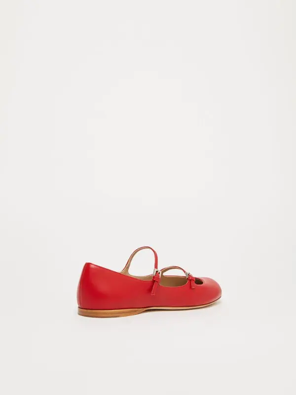 Max Mara Nappa Leather Ballet Flats