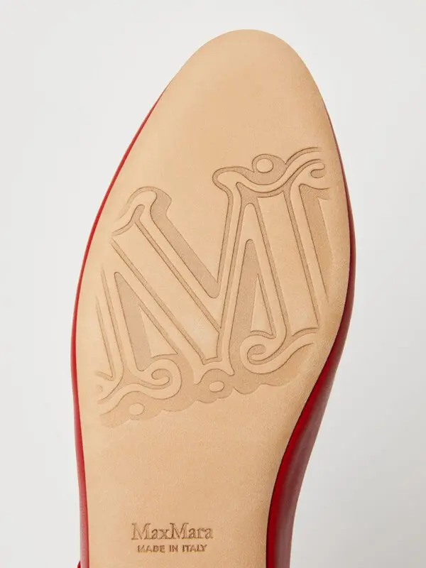 Max Mara Nappa Leather Ballet Flats