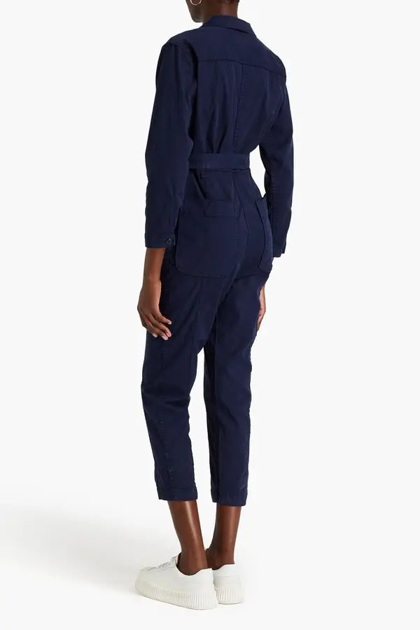 ALEX MILL Expedition Cropped Tencel™-blend Twill Jumpsuit