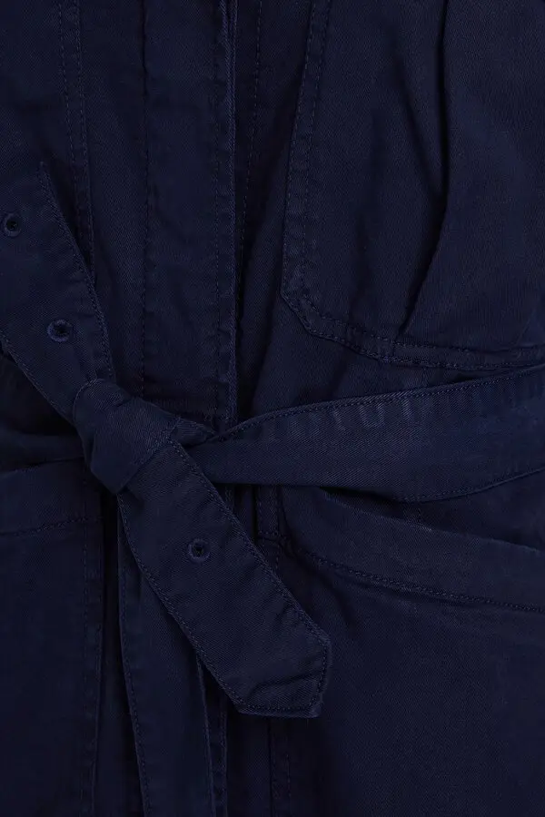 ALEX MILL Expedition Cropped Tencel™-blend Twill Jumpsuit
