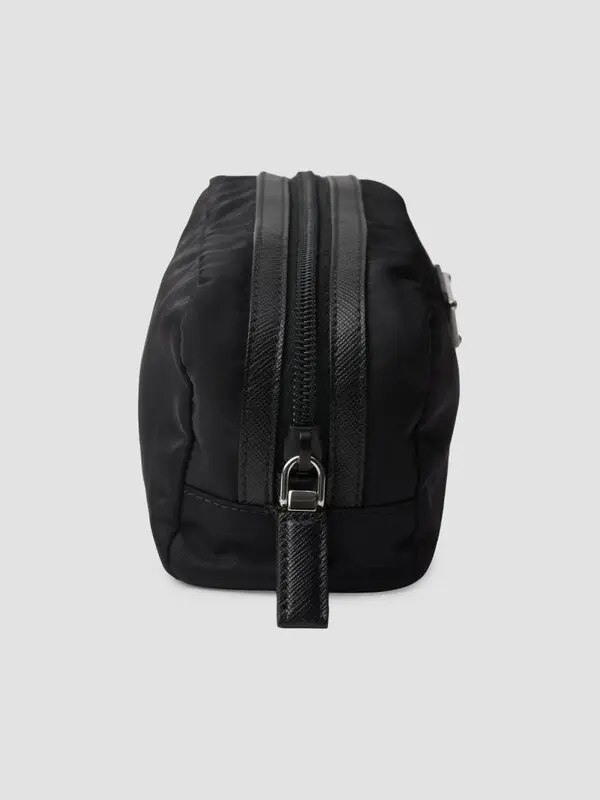 Prada Re-nylon And Saffiano Necessaire - Black