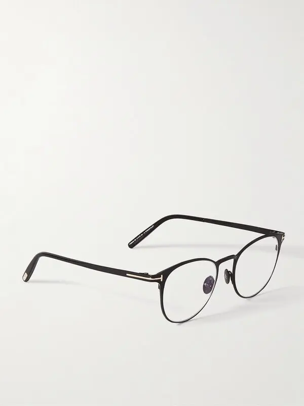 TOM FORD Round-frame Blue Light-blocking Optical Glasses