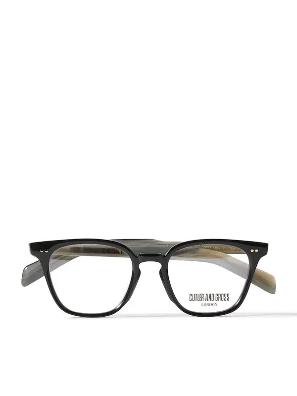 Cutler And Gross Gr05 Cat-Eye Acetate Optical Glasses - Black