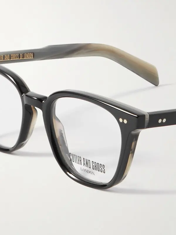 Cutler And Gross Gr05 Cat-Eye Acetate Optical Glasses - Black