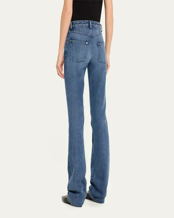 Michael Kors Slim Stovepipe Jeans - Indigo