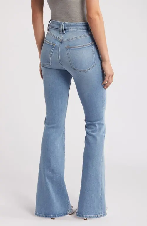 Good American Good Legs Flare Jeans
