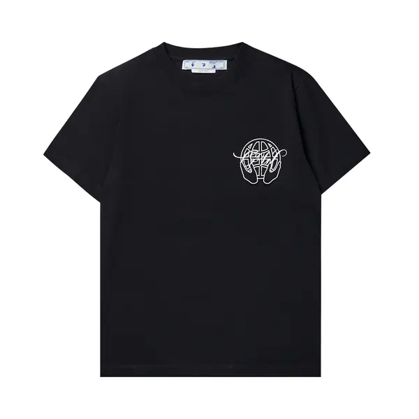 Off-White Hand Arrow Over T-shirt /white - Black