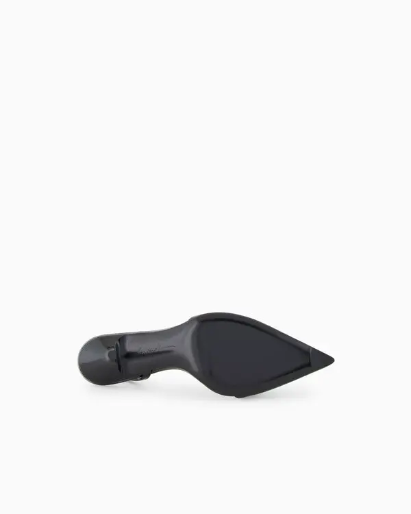 Giorgio Armani Patent Leather Slingbacks