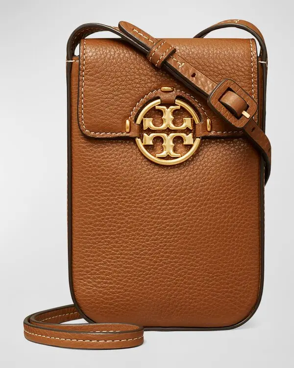 Tory Burch Miller Phone Crossbody Bag Light Umber Editorialist