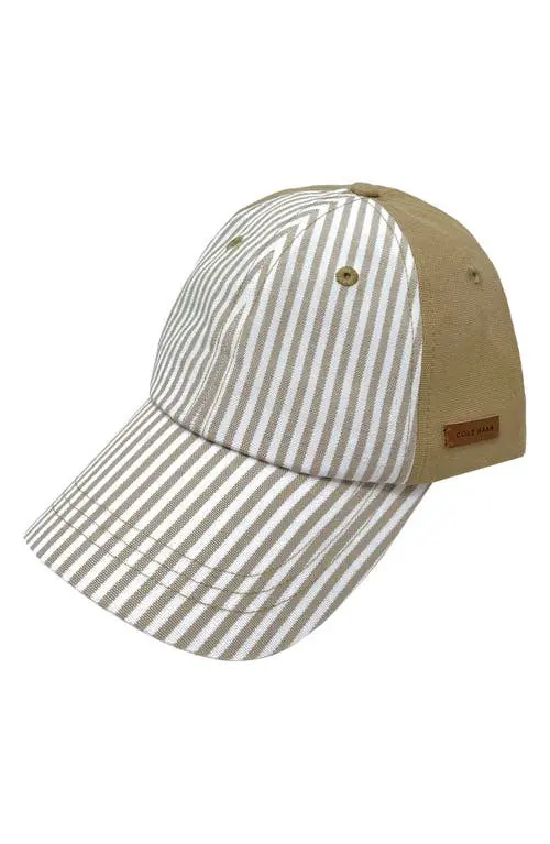 Cole Haan Baseball Cap - Camel Stripe