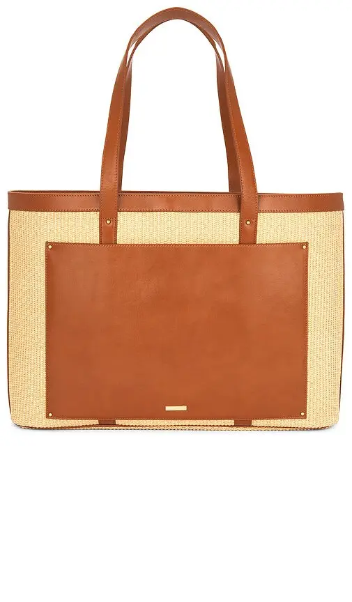 SANCIA X The Udine Raffia Tote