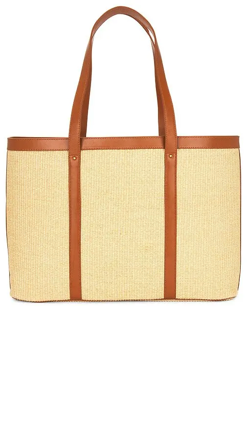 SANCIA X The Udine Raffia Tote