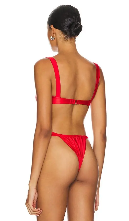 LOVERS AND FRIENDS Chasing Sunsets Bikini Top - Red