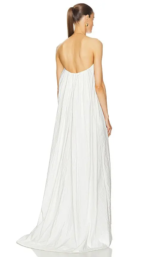 HELSA Crinkle Pleated Gown