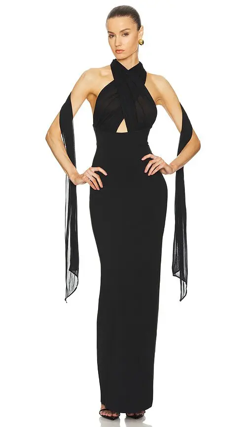 HELSA The Amber Dress - Black