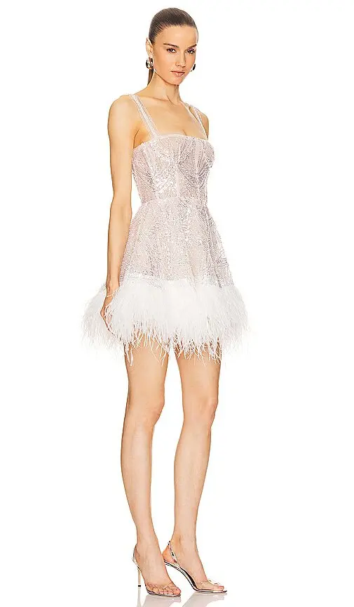 mademoiselle beaded mini dress Bronx And Bronco In White - 65% Off Formal gown