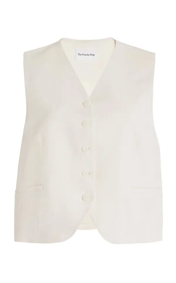 THE FRANKIE SHOP Chelsea Vest - Neutral