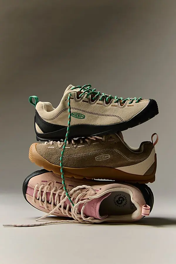 Keen Jasper Suede Sneakers - Birch/winter Green - Fp Exclusive