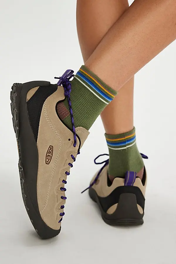 Keen Jasper Suede Sneakers - Brindle/tillandsia Purple