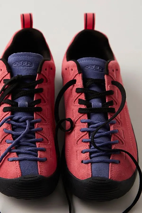 Keen Jasper Suede Sneakers - Pink Lemonade/skipper Blue