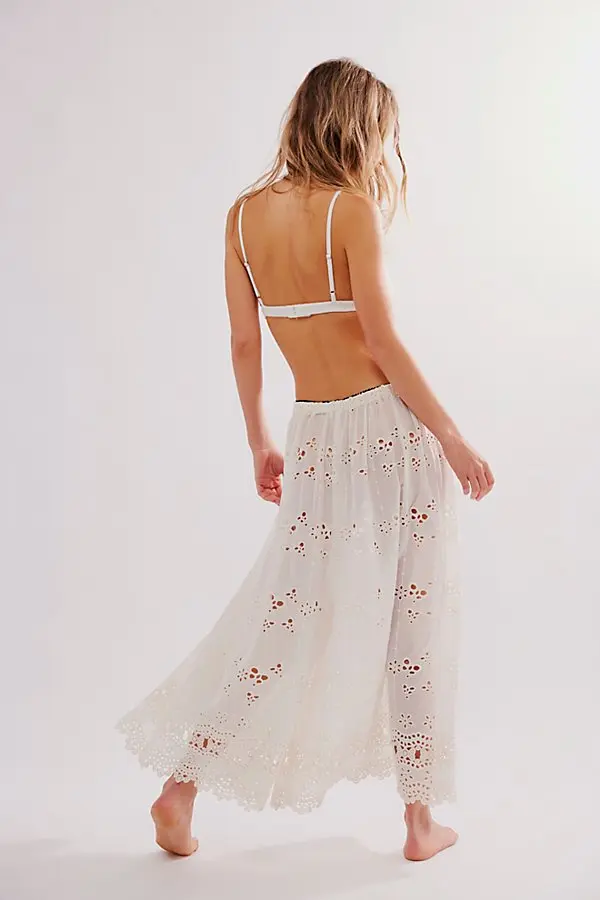 Free People Butterfly Eyelet Lounge Pants