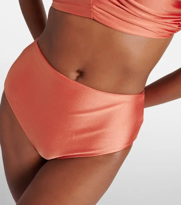 Jade Swim Bound High-rise Bikini Bottom - Red