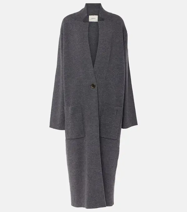 LISA YANG Amie Cashmere Coat - Grey