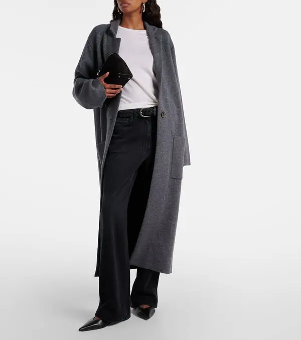LISA YANG Amie Cashmere Coat - Grey