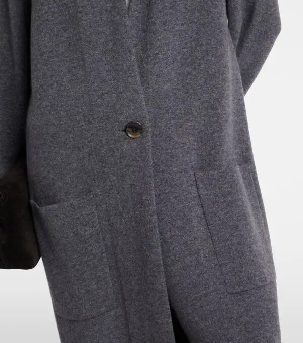 LISA YANG Amie Cashmere Coat - Grey