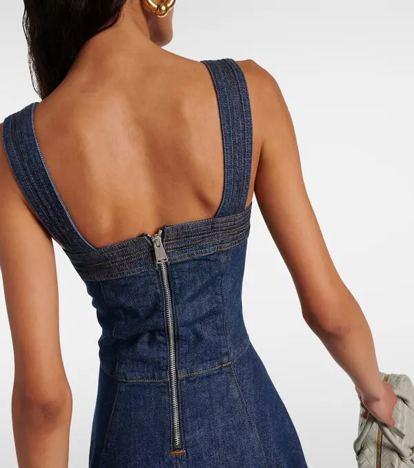 Simkhai Cici Denim Midi Dress