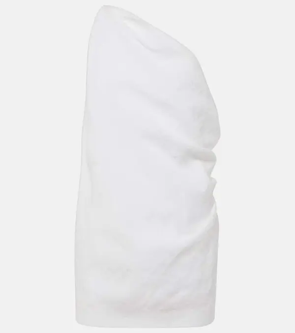 Tove Petra One-shoulder Linen Top