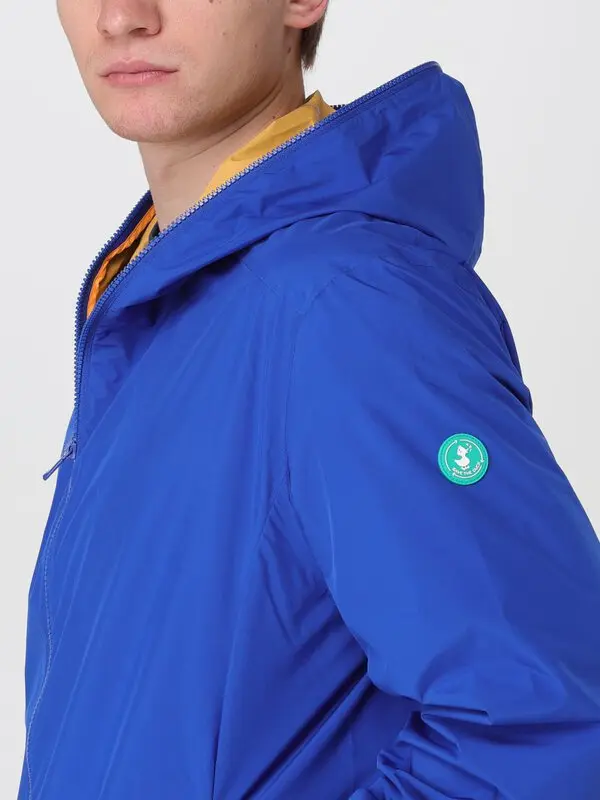 SAVE THE DUCK Zip Up Hooded Jacket - Blue