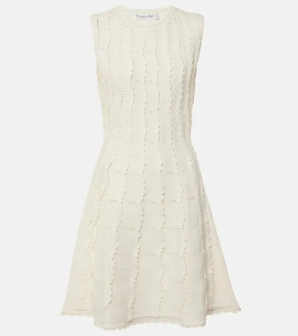 Oscar De La Renta Knitted Mini Dress