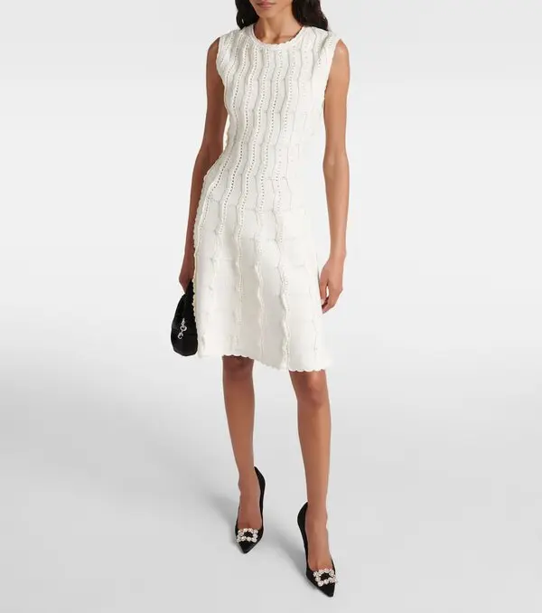 Oscar De La Renta Knitted Mini Dress