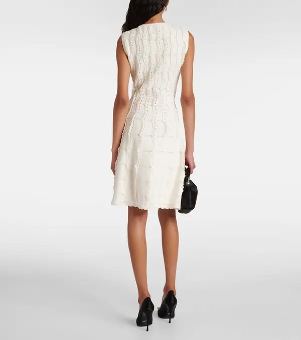 Oscar De La Renta Knitted Mini Dress