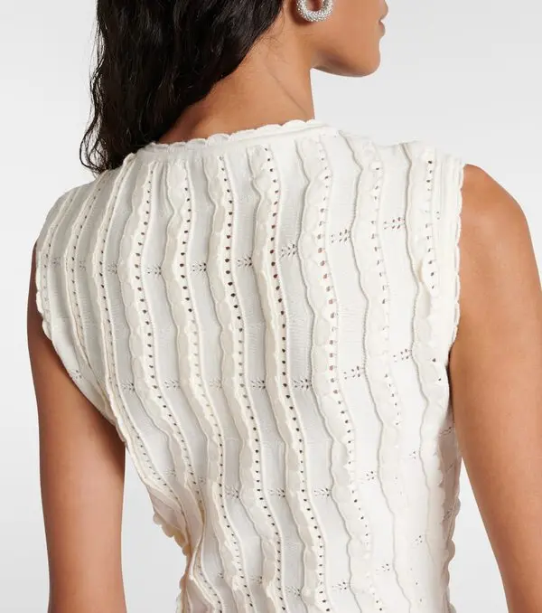 Oscar De La Renta Knitted Mini Dress