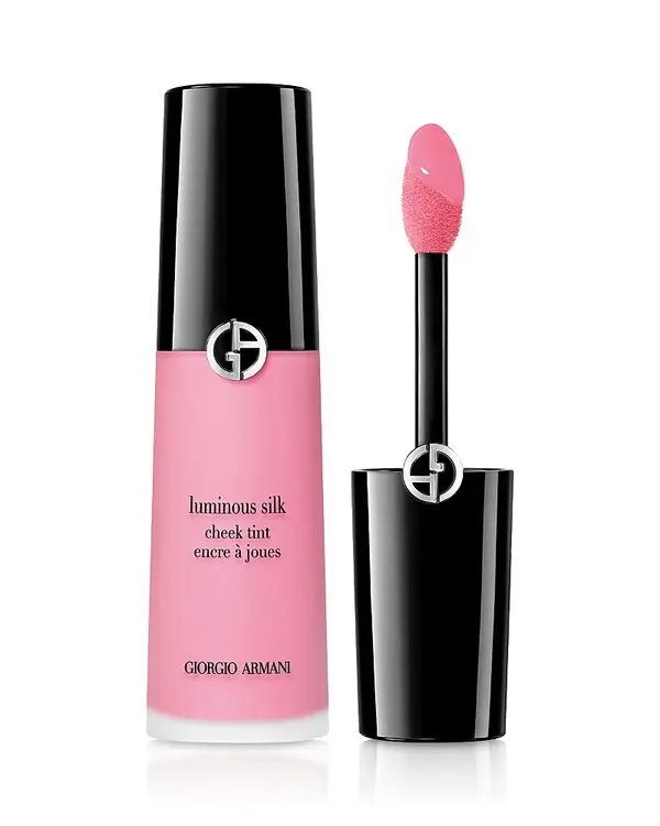 ARMANI Luminous Silk Liquid Blush Cheek Tint - Bold Pink - Natural Finish