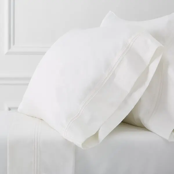 HUDSON PARK COLLECTION 800tc Egyptian Cotton Sateen Sheet Set Extra Deep Exclusive - White