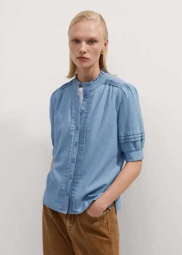 ME+EM Chambray Blouse