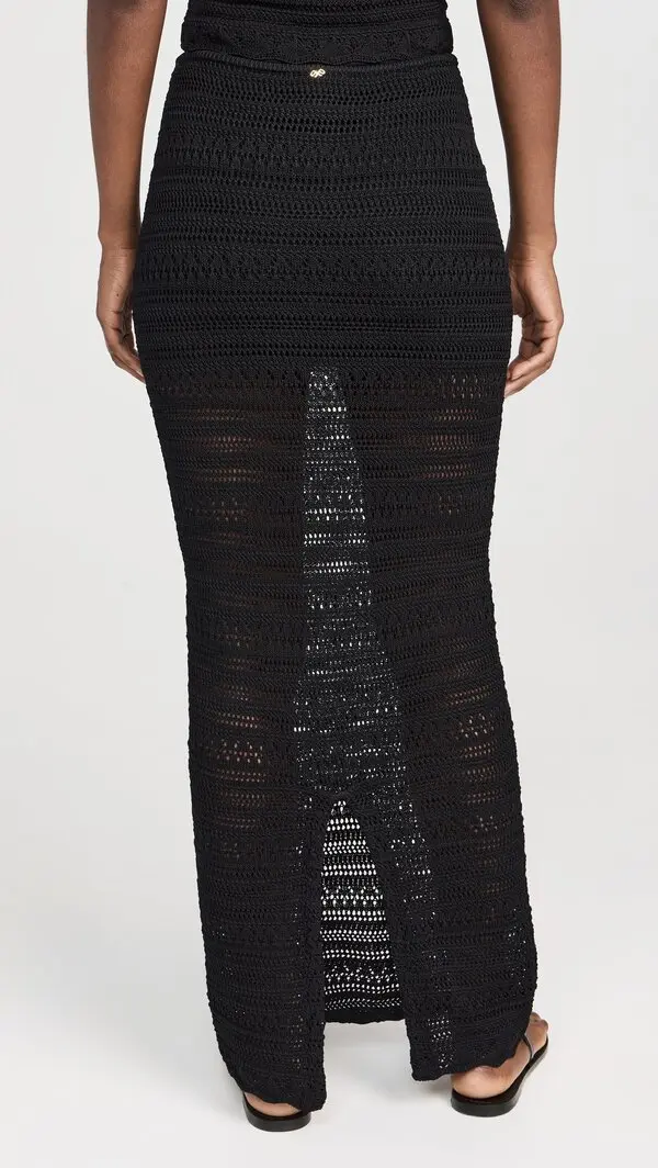 PQ SWIM Crochet Long Skirt