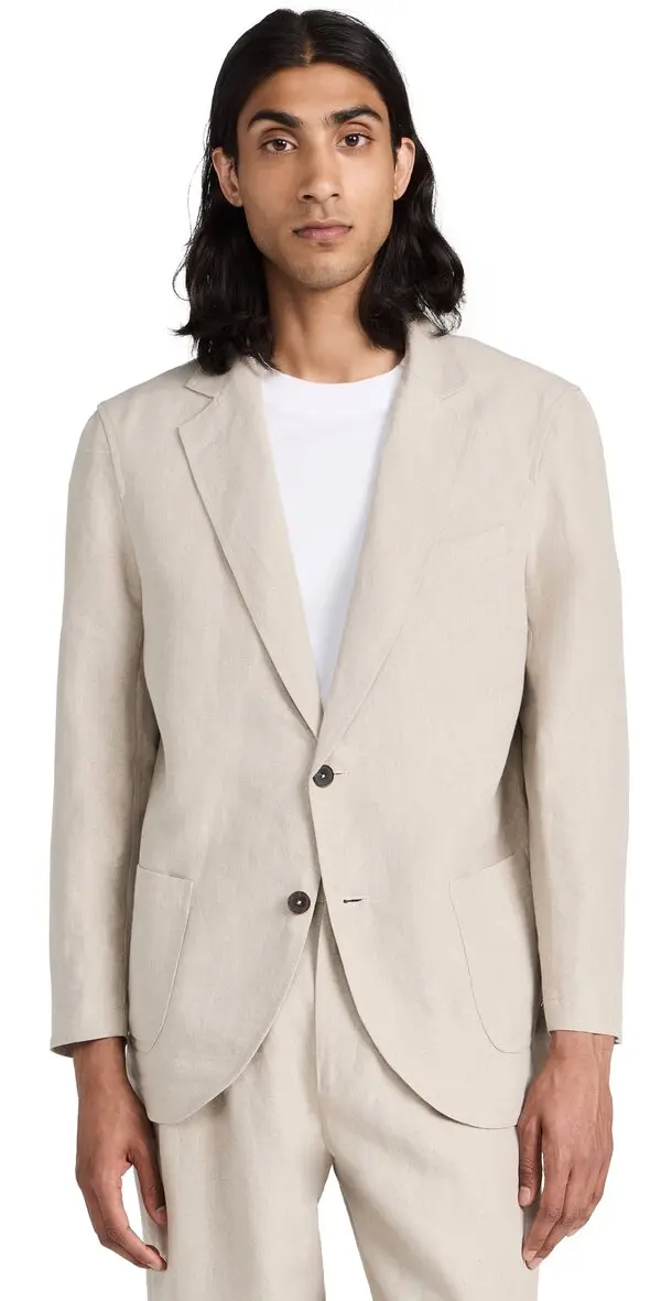 De Bonne Facture Linen Essential Jacket
