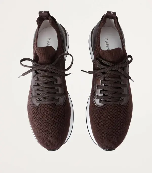 Magnanni Stratus Lyteknit Sneakers - Brown