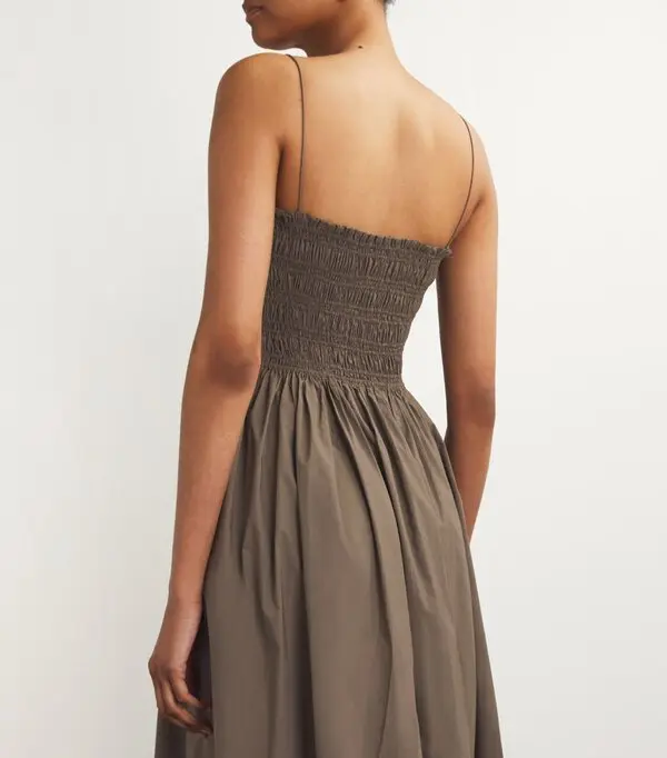 Matteau Shirred Midi Dress