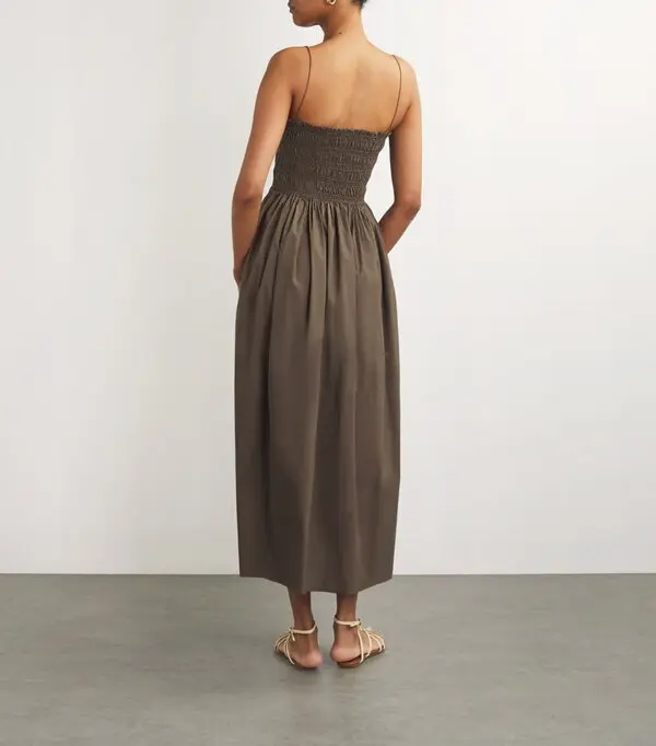 Matteau Shirred Midi Dress