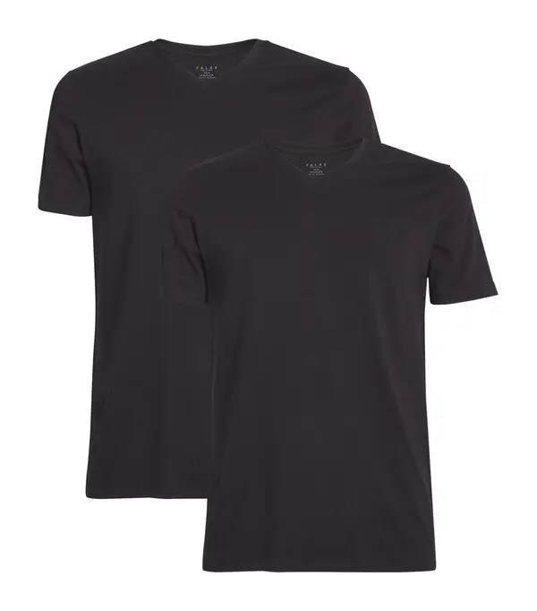Falke Cotton-blend Daily Comfort T-shirt - Black