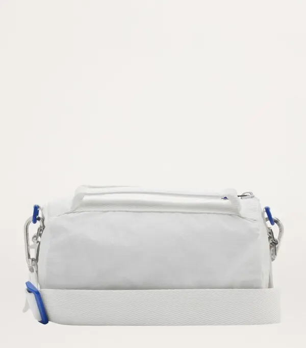 Burberry Extra Small Ekd Duffle Bag - White | Editorialist