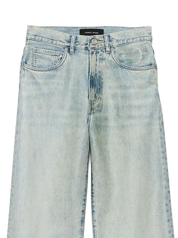 PURPLE BRAND Low-rise Wide-leg Jeans